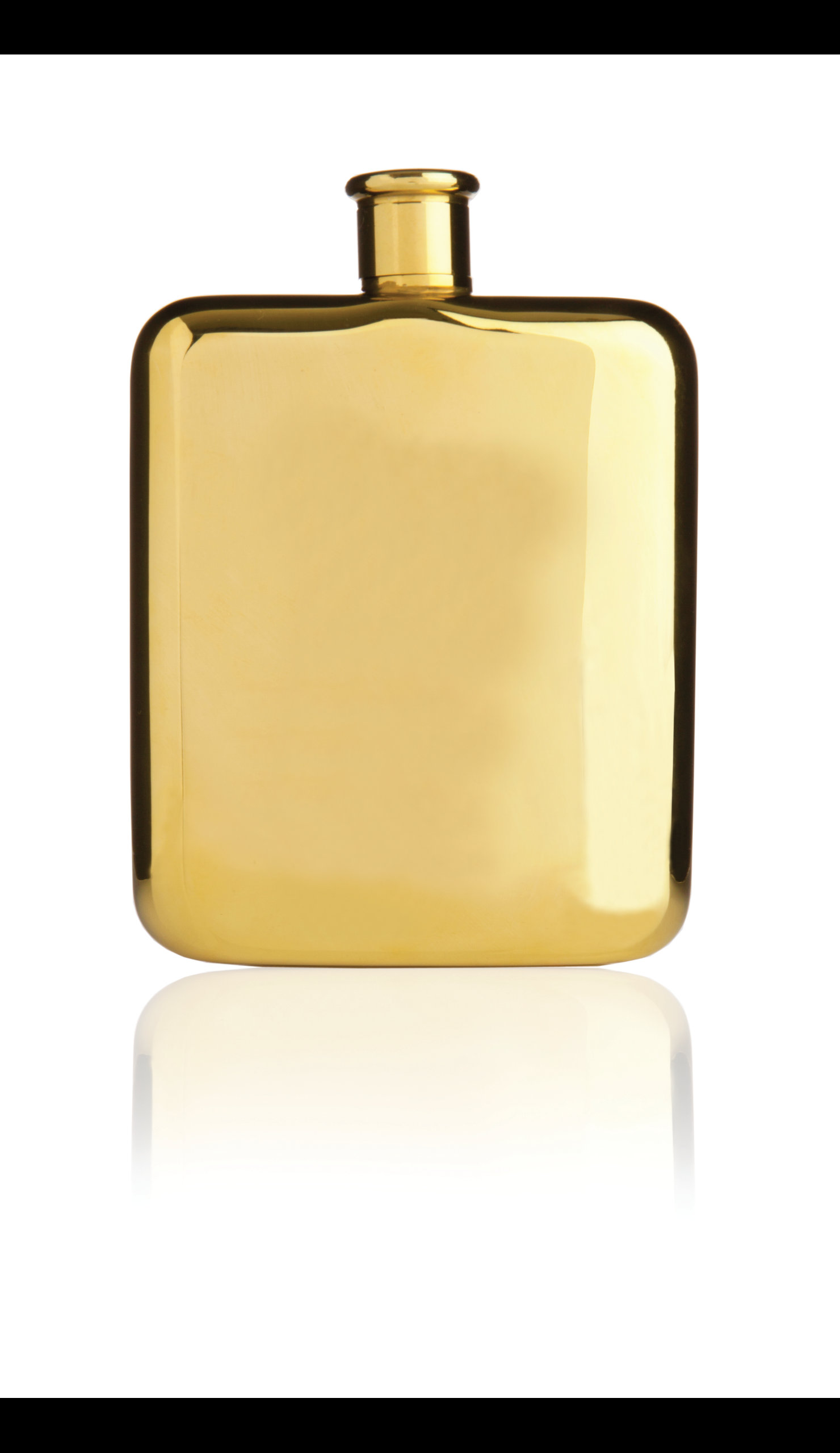 Belmont Gold Plated Flask by Viski - by True Brands | Houzz