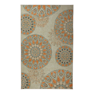 Mohawk Home Clovis Green 5' x 8' Area Rug, 5' x 8' - Contemporary ...
