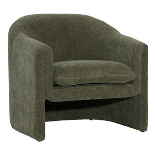 Benson Upholstered Occasional Chair, Green - Contemporary - Armchairs ...