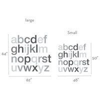 Alphabet Wall Decals, Small - Contemporary - Wall Decals - by Simple ...