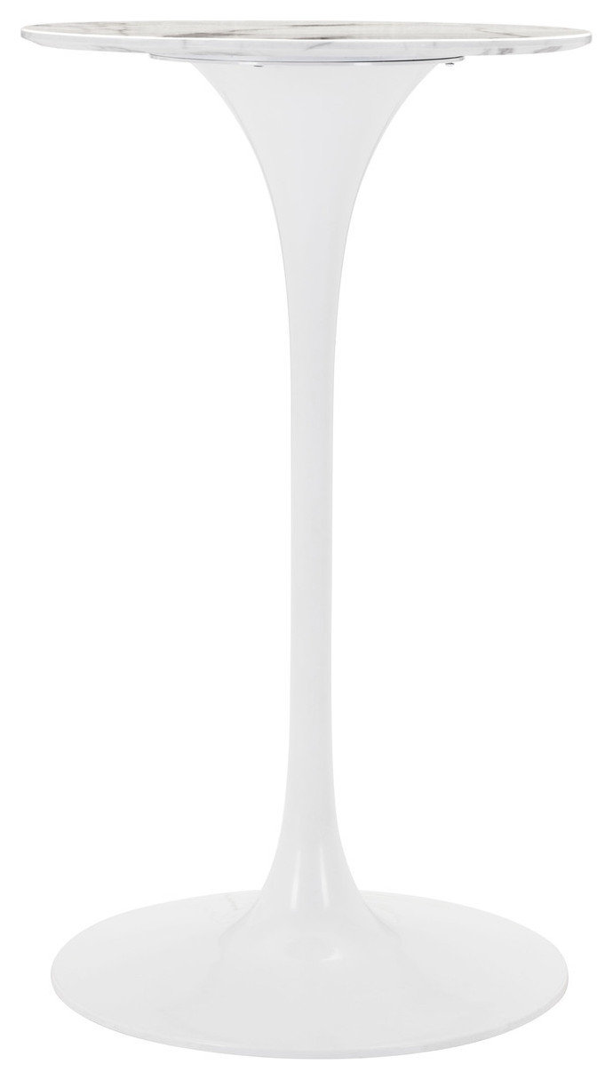 Dylan Bar Table White - Midcentury - Indoor Pub And Bistro Tables - by ...