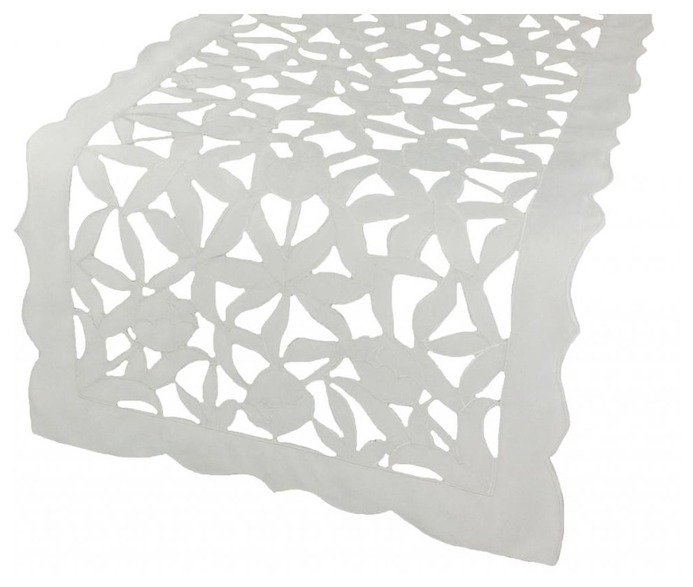 Tulip Bouquet 16"x36" Table Runner, 16x36 - Contemporary - Table ...