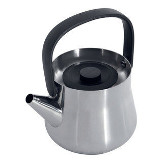 Ron Teapot With Strainer, Black, 1.1Qt. - Contemporary - Teapots - by ...
