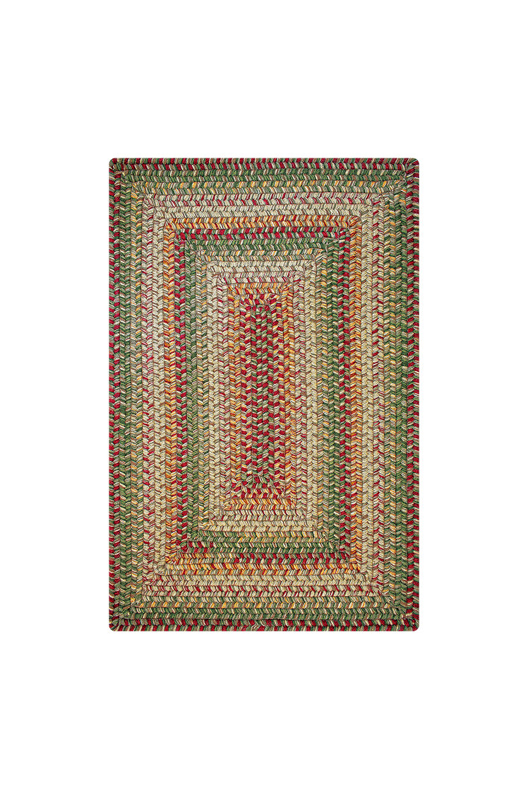 Homespice D"cor Heartland Wool Braided Rug Oval, 6 x 9' - Contemporary ...