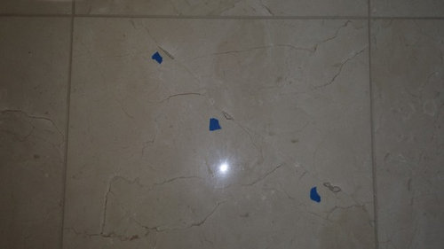 Floor Installation Advice: Marble chipped?