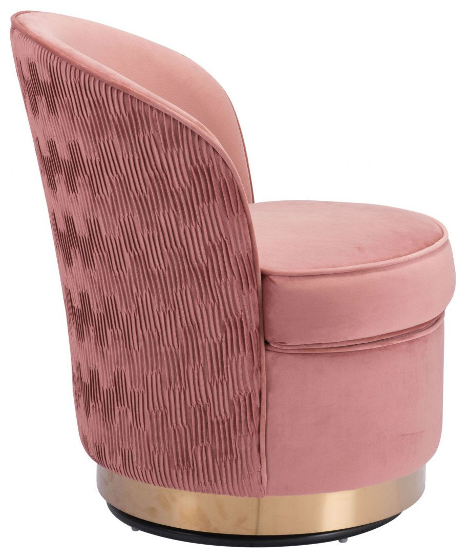 Zelda Accent Chair Pink - Contemporary - Armchairs And Accent Chairs ...