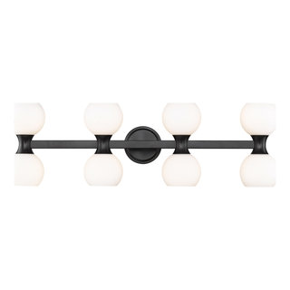 Z-LITE 8-Light Vanity, Brushed Nickel - Transitional - Bathroom Vanity ...