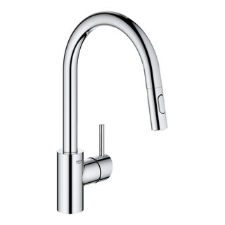 Grohe 32 665 3 Concetto 1.75 GPM 1 Hole Pull Down Kitchen Faucet ...