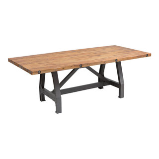 INK+IVY Lancaster Industrial Dining Table - Industrial - Dining Tables ...
