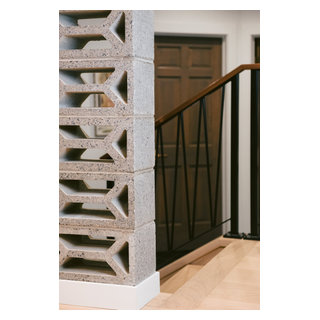 Rochester MCM Kitchen Remodel - Midcentury - Staircase - Detroit - by ...