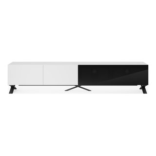 Influencer 90" TV Stand - White - Contemporary - Entertainment Centers ...