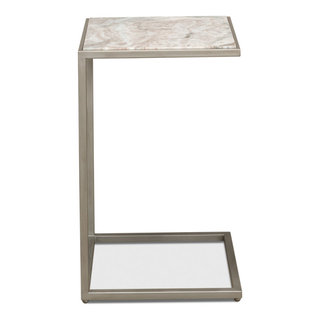 Laptop Table Marble Top - Contemporary - Side Tables And End Tables ...