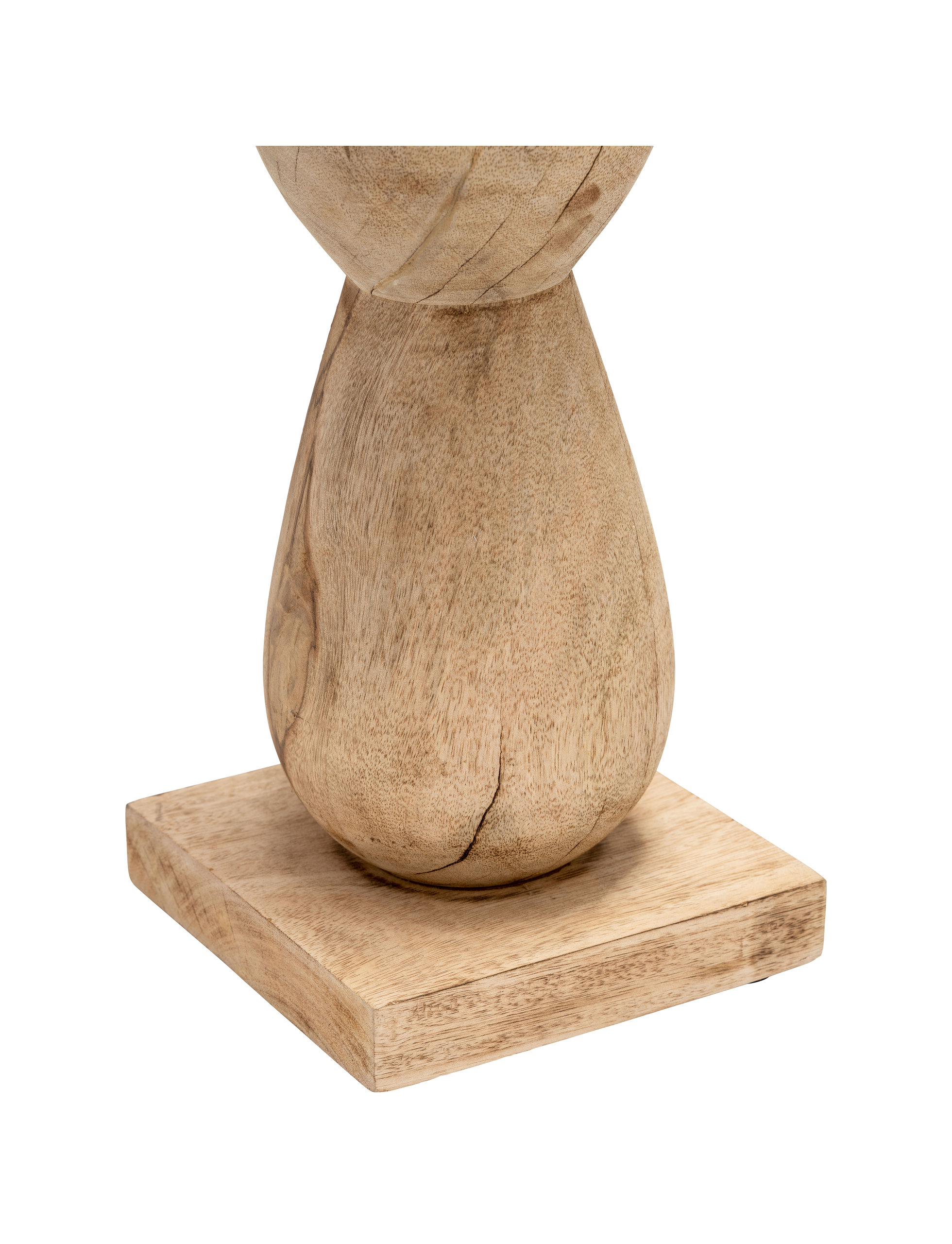 Wood, 36" Totem Pillar, Brown, 7x7x36 inches - Rustic - Decorative ...