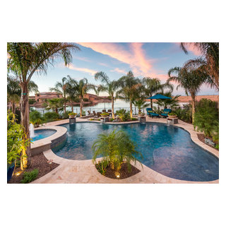 Antell - Tropical - Pool - Phoenix - by California Pools & Landscape ...