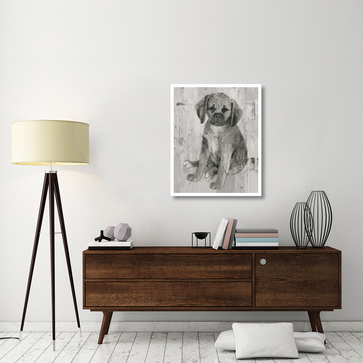 "Paco in Grey Tones" Digital Paper Print by Albena Hristova, 18"x22 ...