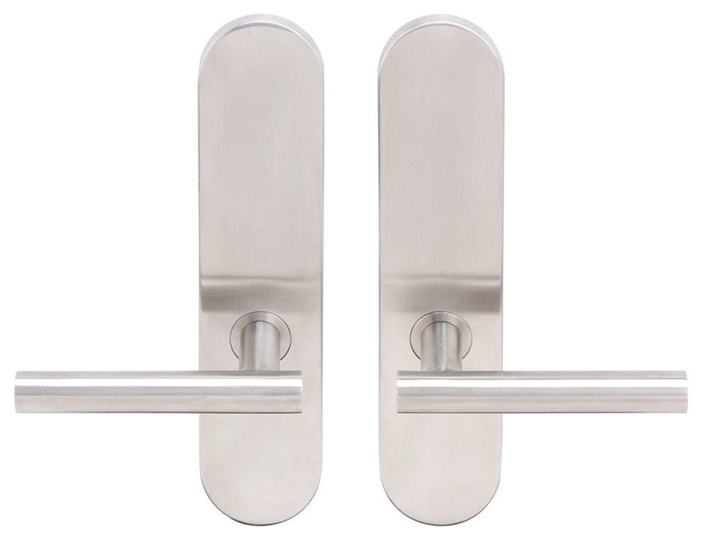 Copenhagen Lever, Full Dummy Tubular Pair, Left Hand Satin Stainless ...