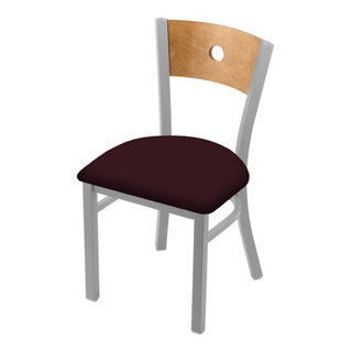 Holland Voltaire 630 18" Chair - Nickel/Medium Back/Canter Bordeaux ...