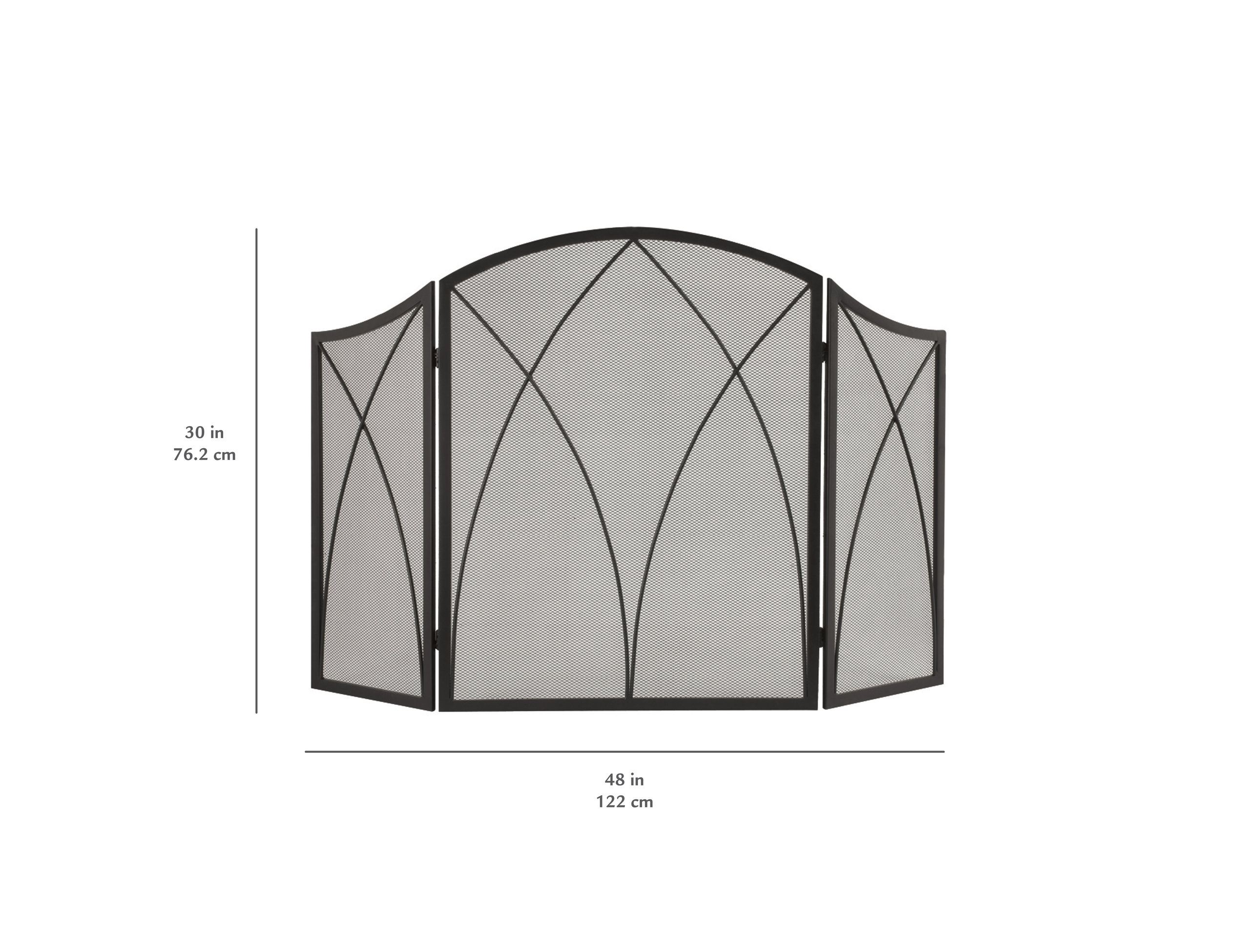 Arched Fireplace Screen - Fireplace Screens - by Buildcom | Houzz