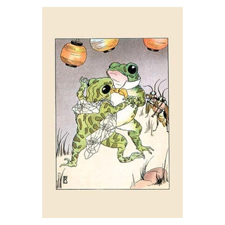 The Dance with Billy Bullfrog, 20" x 30" - Traditional - Prints And ...