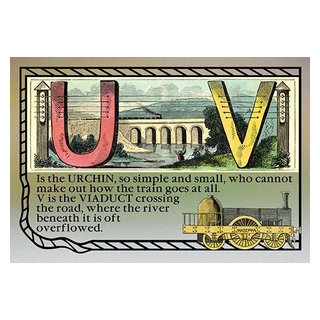 U and V, 20" x 30" - Traditional - Prints And Posters - by Buyenlarge ...