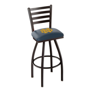 Holland L014 Notre Dame ND 30" Swivel Bar Stool - Black - Contemporary ...