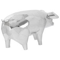 Babe Pig Side Table, Stainless Steel - Farmhouse - Side Tables And End ...