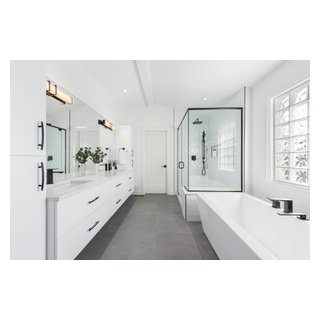 Witherspoon Project – A White & Modern Ensuite Design - Modern ...