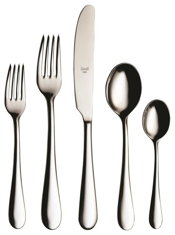 Cutlery Set, 20-Piece, Natura - Contemporary - Flatware And Silverware ...