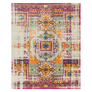 Well Woven Laurent Boho Vintage Brown Area Rug, 5'3"x7'3 ...