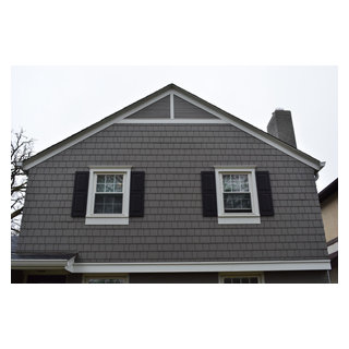 James Hardie Aged Pewter Shakes - Traditional - Exterior - Minneapolis ...