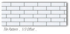 Can I install 3x12 ceramic subway tile 50% offset?