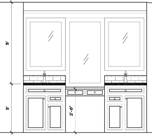Master Bathroom Vanity HELP!