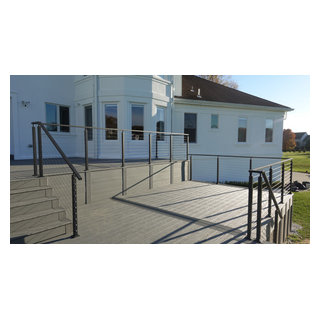 Two Tier Deck - Transitional - Deck - New York - by AMA Development NJ ...