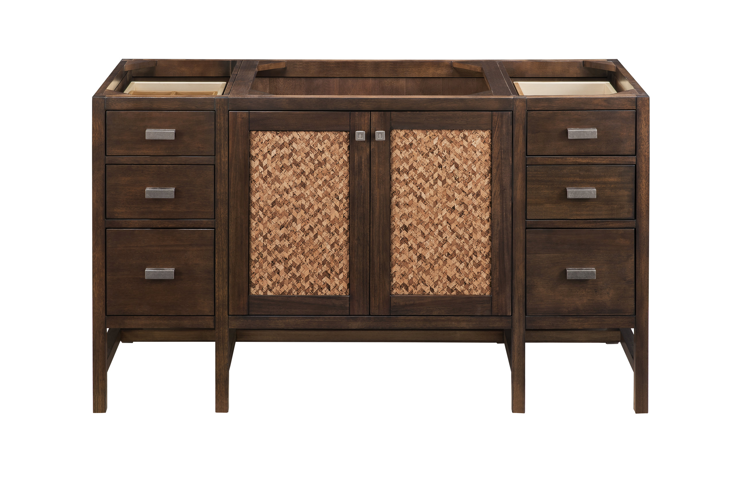 Addison 60" Vanity, Mid Century Acacia - Transitional - Bathroom ...