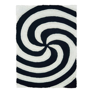 United Weavers Finesse Pinnacle Southwestern Rug, Black (2100-21770), 1 ...