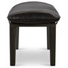 Darrow Bench, Sonoma Black - Industrial - Upholstered Benches - by Four ...