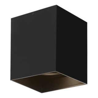 Tech Lighting Exo Flush Light 6" 60 , Black/Black LED935 - Modern ...