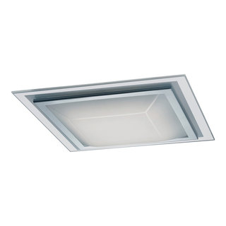 Pyramid LED Ceiling Light, Chrome - Flush-mount Ceiling Lighting - by ...