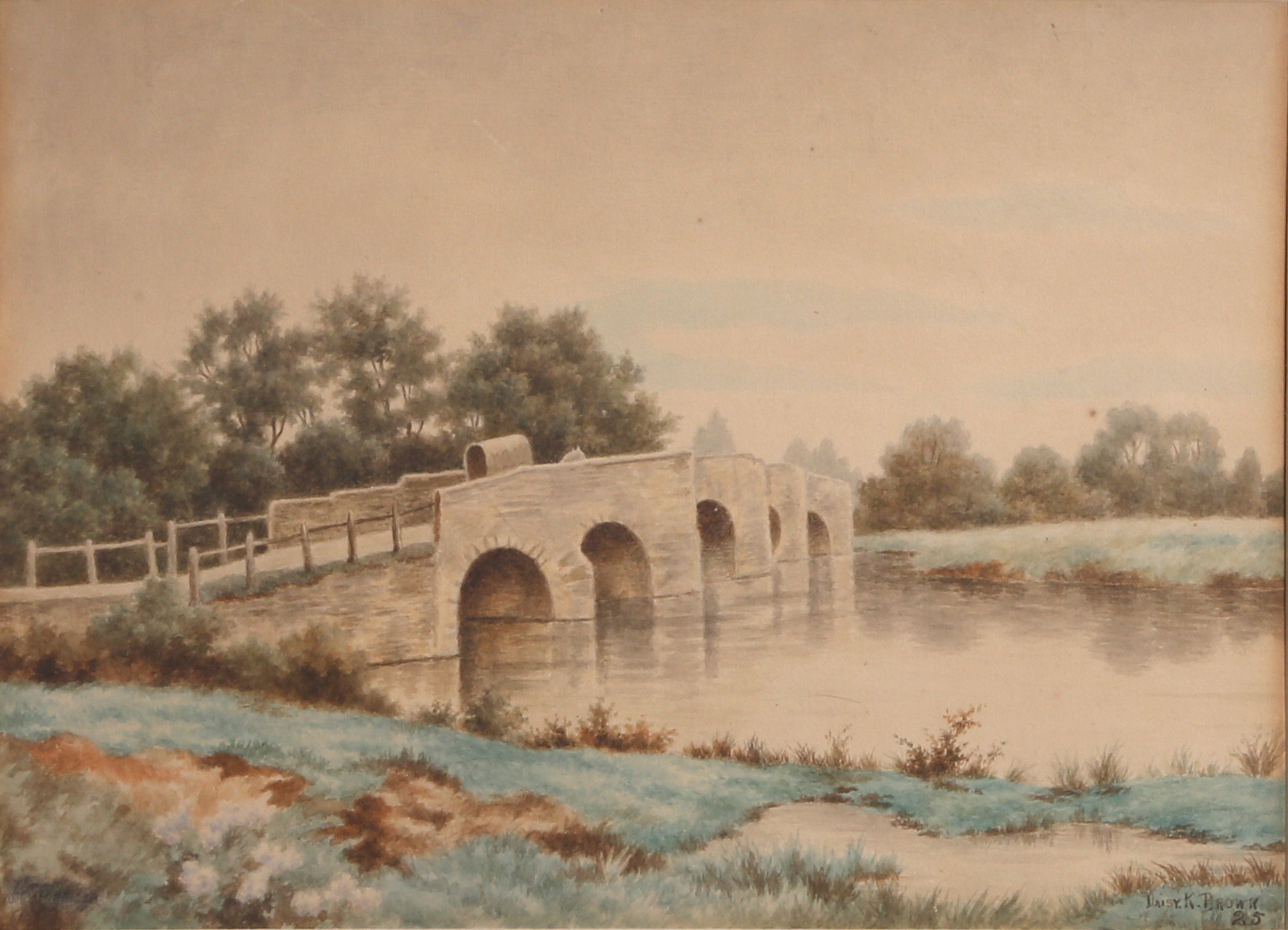 The Bridge, Daisy K. Brown - Traditional - Paintings - by RoGallery | Houzz
