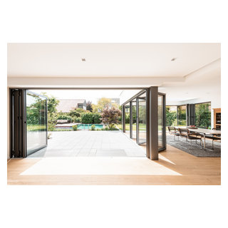 Solarlux Glas-Faltwand - Contemporary - Living Room - Other - by ...