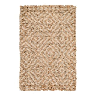 Surya REED-807 Reeds Area Rug, 2' x 3', Tan/Cream - Beach Style - Area ...