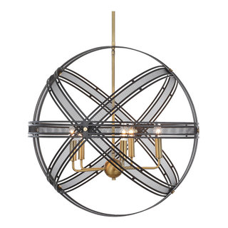 Uttermost Spherical 5 Light Pendant - Contemporary - Pendant Lighting ...