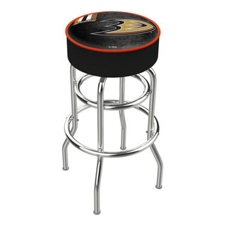 Holland L7C1 03 Anaheim Ducks 25" Double-Ring Counter Stool - Chrome ...