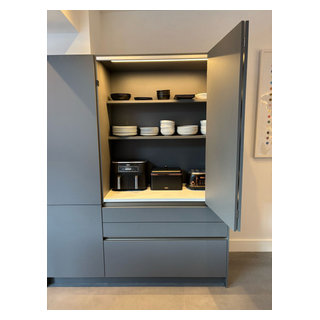 A Bespoke Pantry Unit with Folding Door - Modern - Kitchen - Essex - by ...