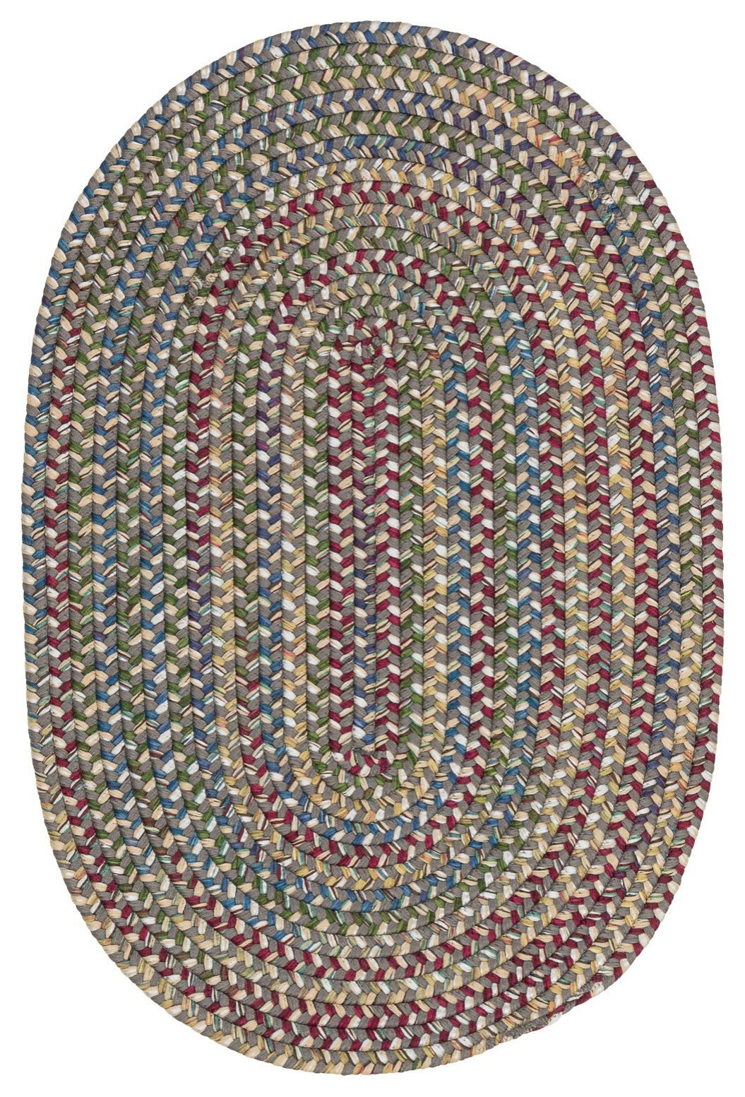 Colonial Mills Worley Oval Braided Rug, 14X18 - Contemporary - Area ...