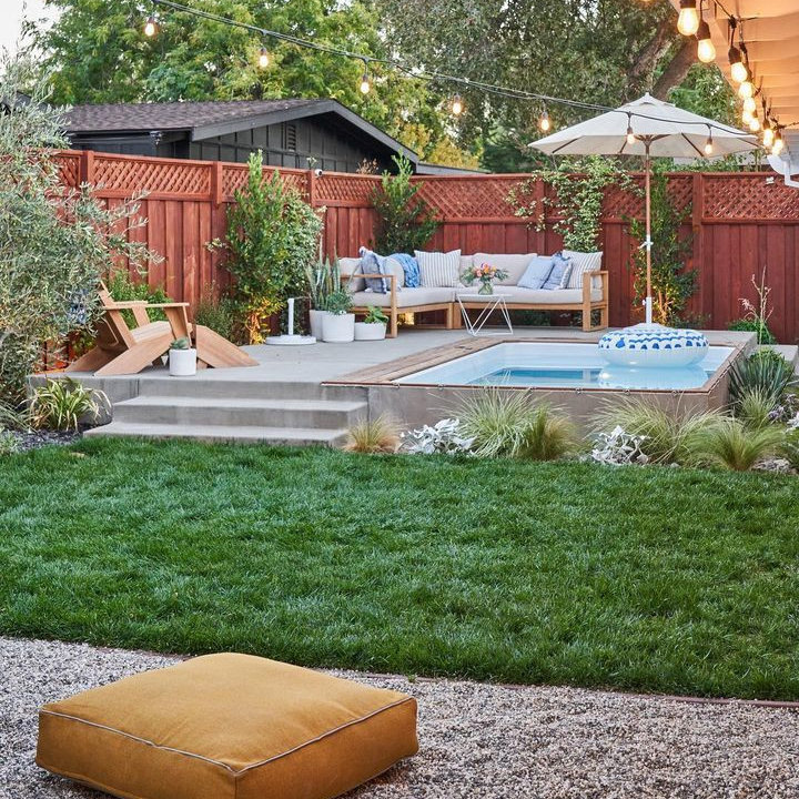 75 Rectangular Pool Landscaping Ideas You'll Love - July, 2025 | Houzz