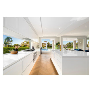 Amara Featured in contemporary open plan kitchen - Contemporary ...
