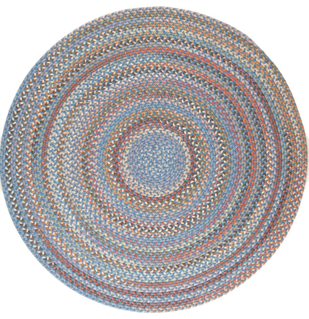 Cherry Hill Premium Braided Wool Rug, 6' Round - Contemporary - Area ...
