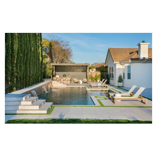 4S Ranch contemporary elegance outdoor living - Contemporary - Pool ...