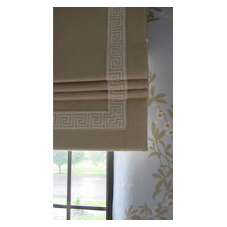 Banded Romans - Transitional - New York - by R Garner Custom Designs, LLC | Houzz IE